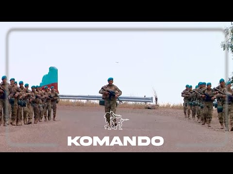 Hadrutda yerləşən KOMANDO briqadasının təlimi - Komando