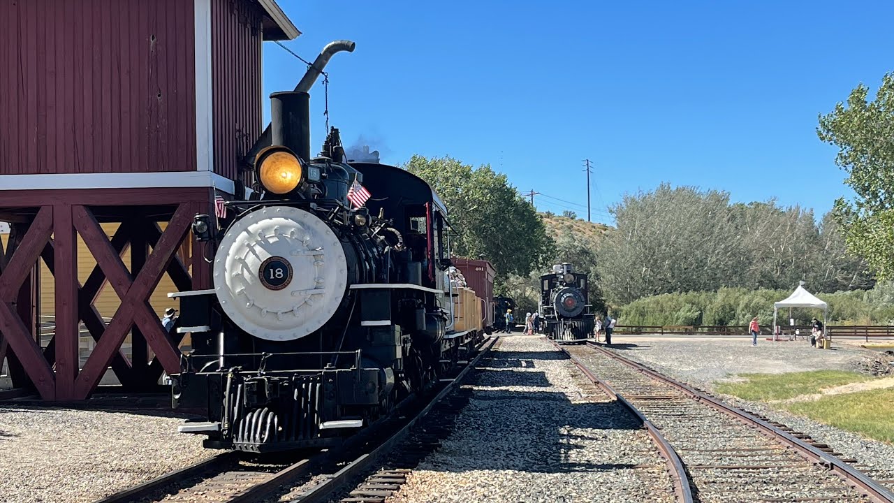 7/2/22 Great Western Steam Up event at Carson City Ft. SP 18, lots of ...