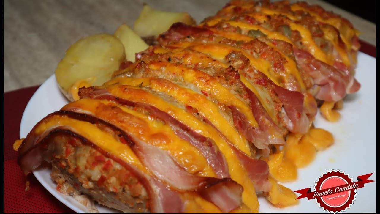 Lombo de Porco recheado com Queijo e Bacon🧀🥓 Muito suave por dentro ...