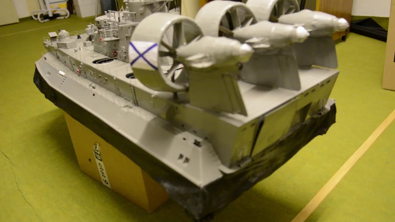 Overview of the Zubr Class - RC hovercraft model - YouTube