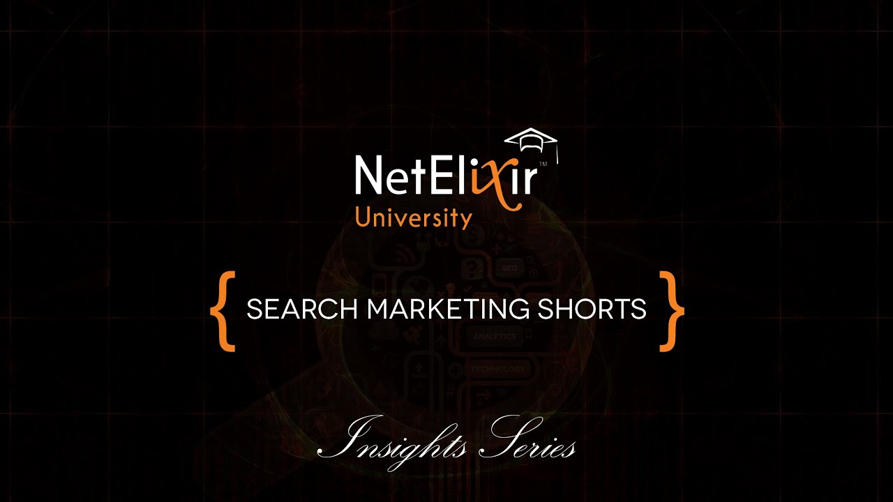 NetElixir University Search Marketing Shorts: What is SEO - YouTube