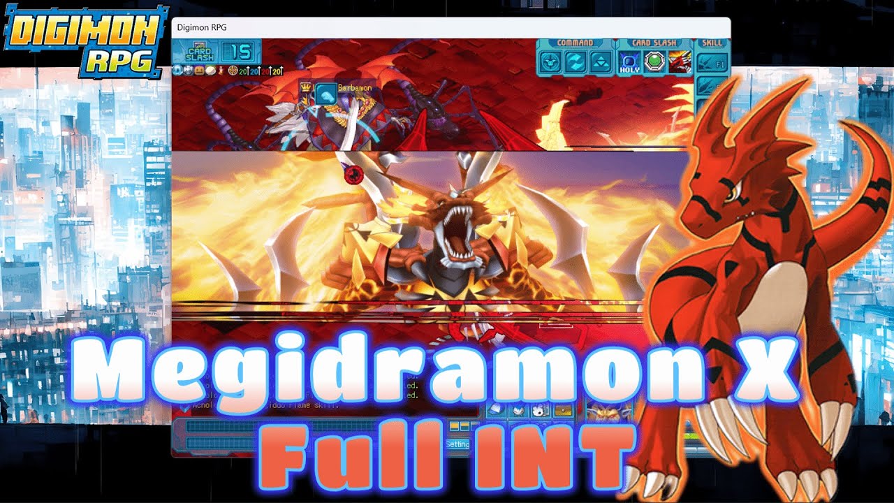 Digimon RPG Online: Megidramon X Full INT great damage at Labh ...