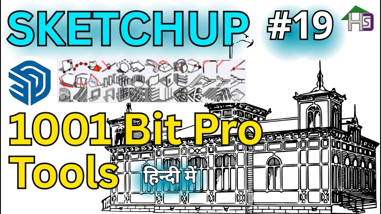 How to Model with 1001 Bit Pro Tools in SketchUp | Part 19 | use 1001 ...