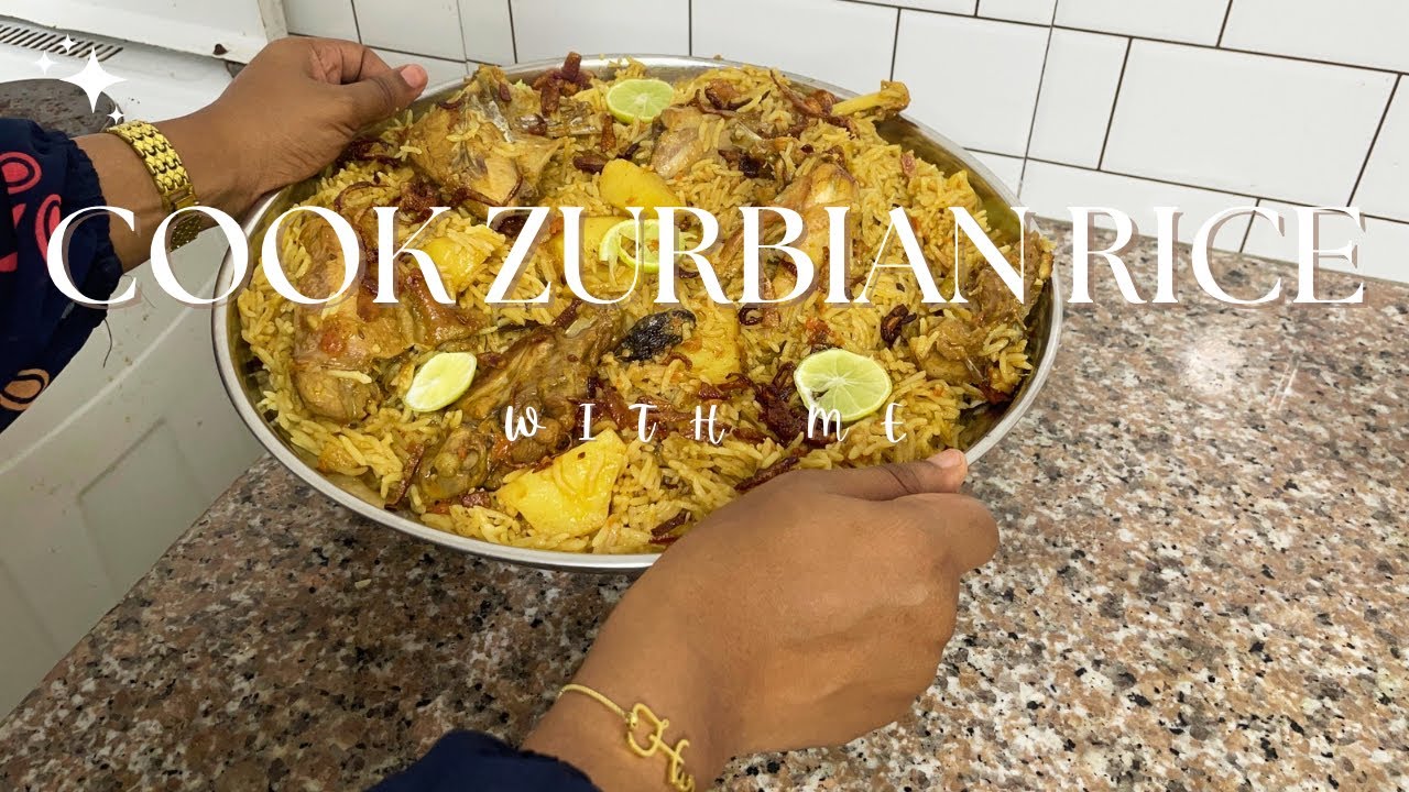 COOK WITH ME : MY FAVOURITE EASIEST ZURBIAN RICE | JUMAAH KAREEM | RUHY ...