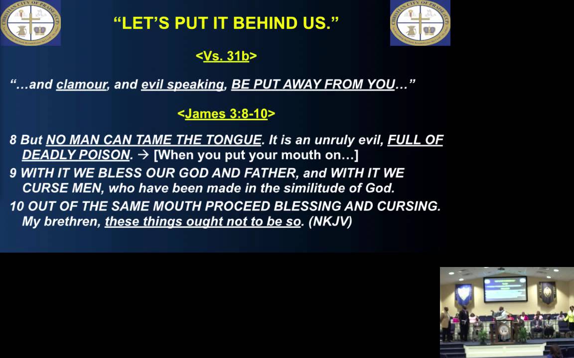 Let's Put it Behind Us - Pastor Gainous (12OCT2014) - YouTube