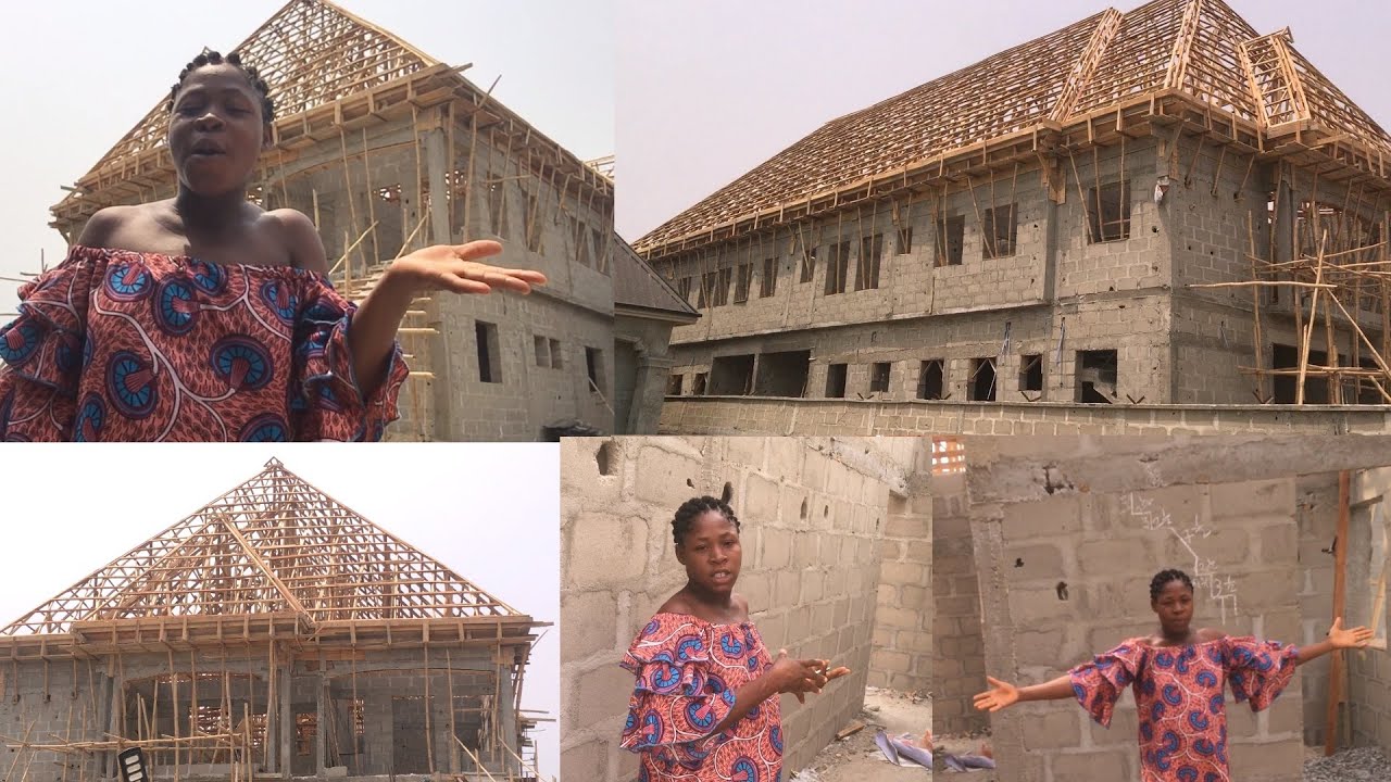 UNCOMPLETED HOUSE TOUR||BUILDING CONSTRUCTION SITE|| Destiny's reality ...