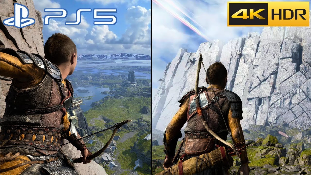 Atreus Visits The Wall of Asgard And Climbs it (Hrimthur's Wall) - God ...