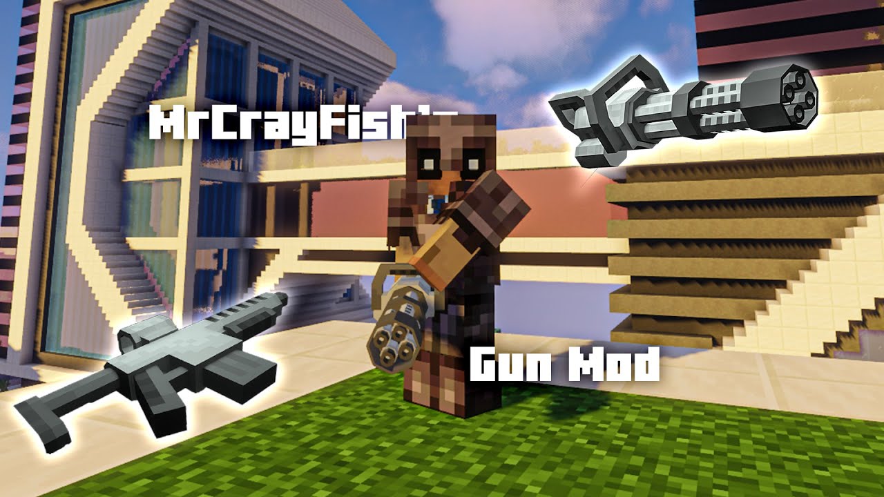¡ARMAS EN MINECRAFT! | MrCrayfish's Gun MOD REVIEW - YouTube