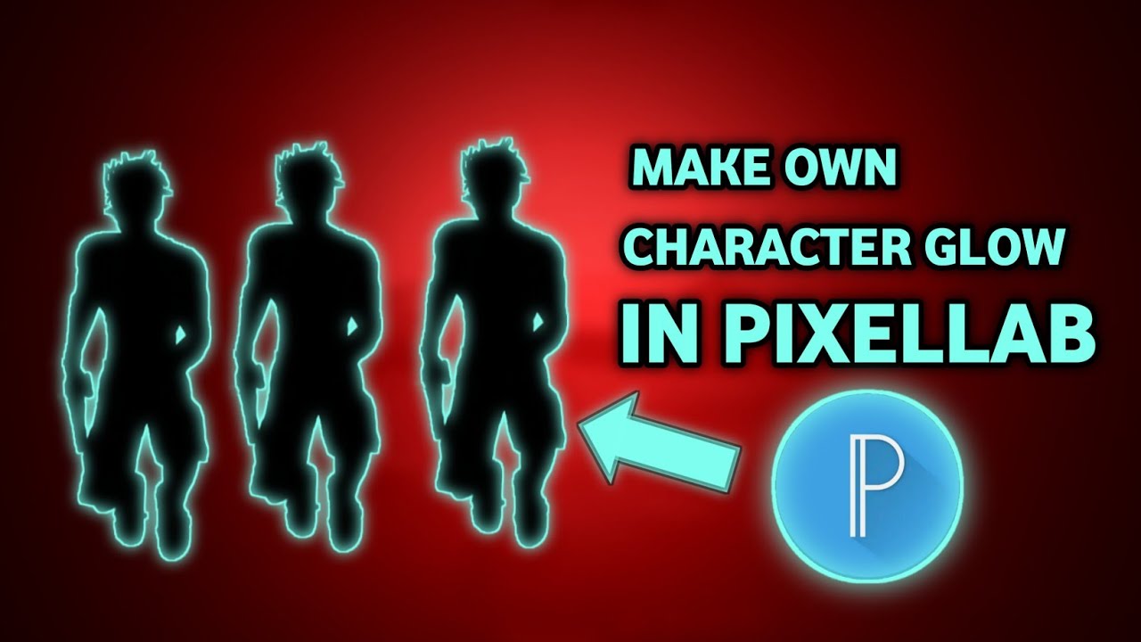 How to make own character glow in pixellab|| Easy tutorial - YouTube