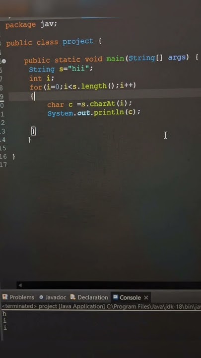 java program to convert string to char array #java #javaprogramming #shorts #languagelearning ...