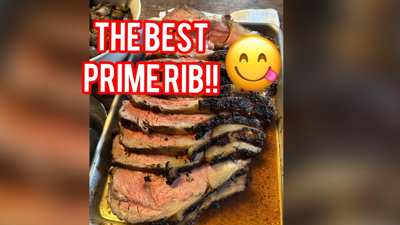 Slicing Prime Rib cooked for 5 hrs. 😮😋 The best Prime Rib! #steak # ...