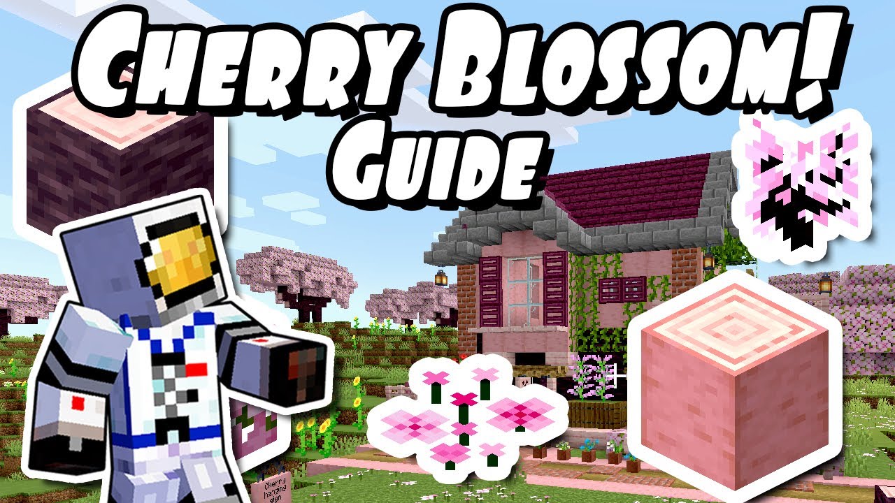 New Minecraft Cherry Blossom Update 1.20 Ultimate Guide - YouTube