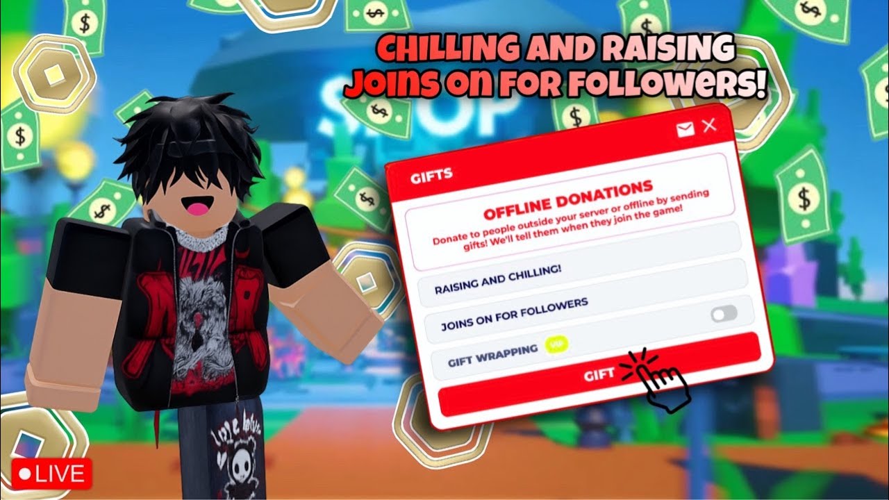 💰 Road to 10K Robux 💸 | PLS DONATE Live Stream 🎯 - YouTube