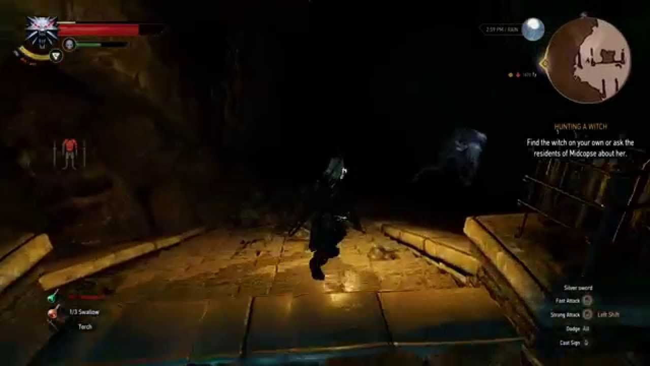 Witcher 3 - Ekimmara level 11 against level 5 witcher - YouTube