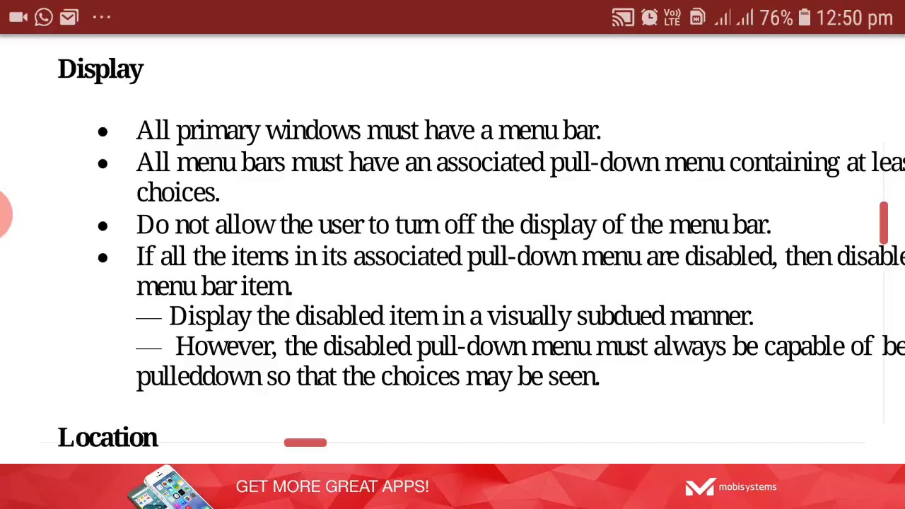 Kinds Of Graphical Menu - YouTube