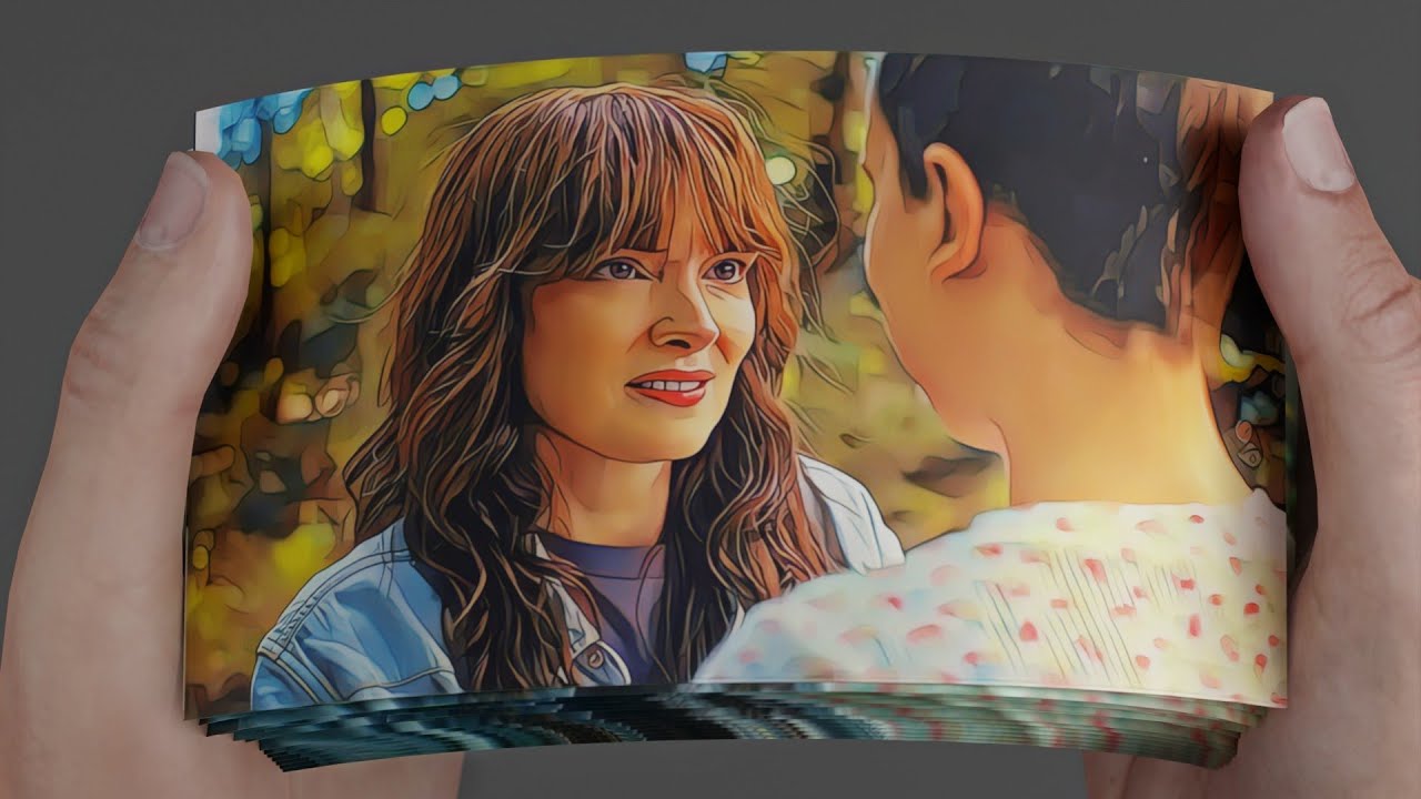 Stranger Things 4 Flipbook | Joyce And Eleven Reunion Flipbook 😥💘 - YouTube