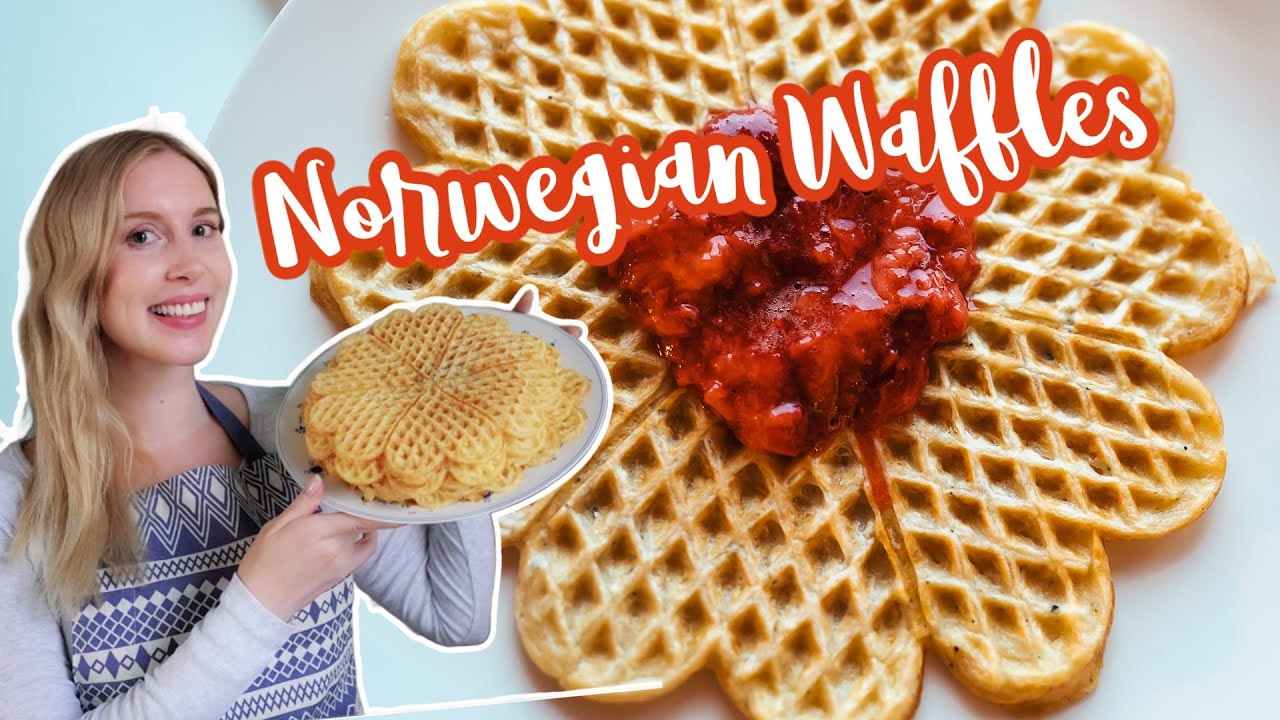 Norwegian Waffles Recipe - YouTube