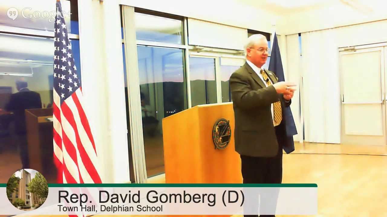 State Rep. Gomberg at The Delphian School - YouTube