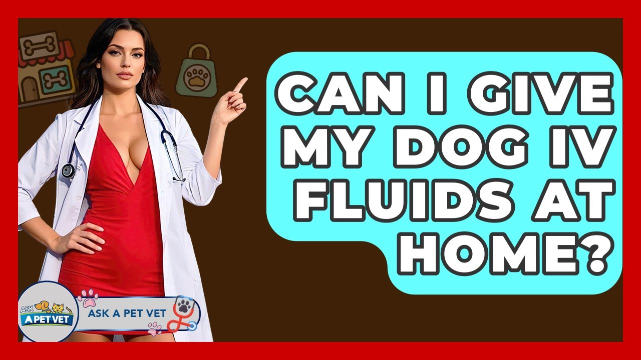 Can I Give My Dog IV Fluids At Home? - Ask A Pet Vet - YouTube