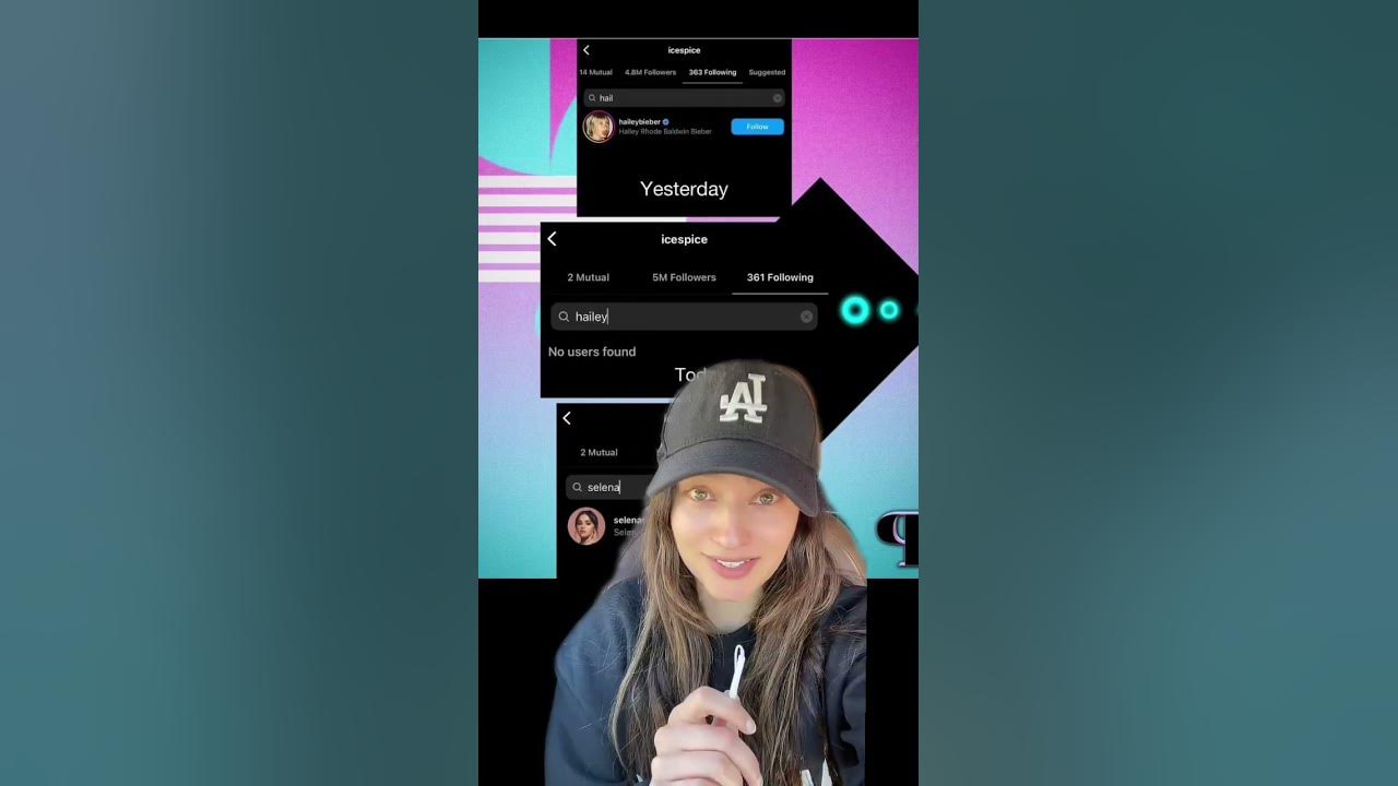 Ice Spice Unfollows Hailey Bieber On Ig And Then Followed Selena Gomez Youtube