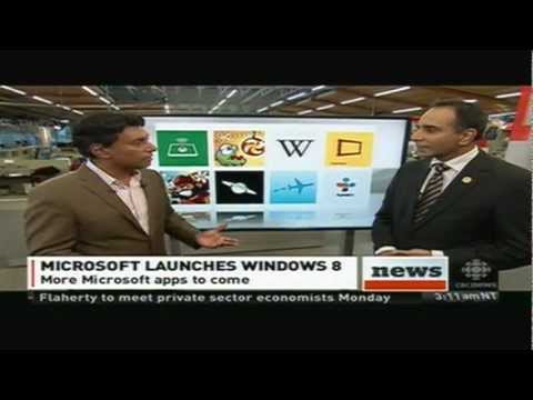 October 26, 2012 CBC News Now with Ian Hanomansing - Windows 8 Launch ...