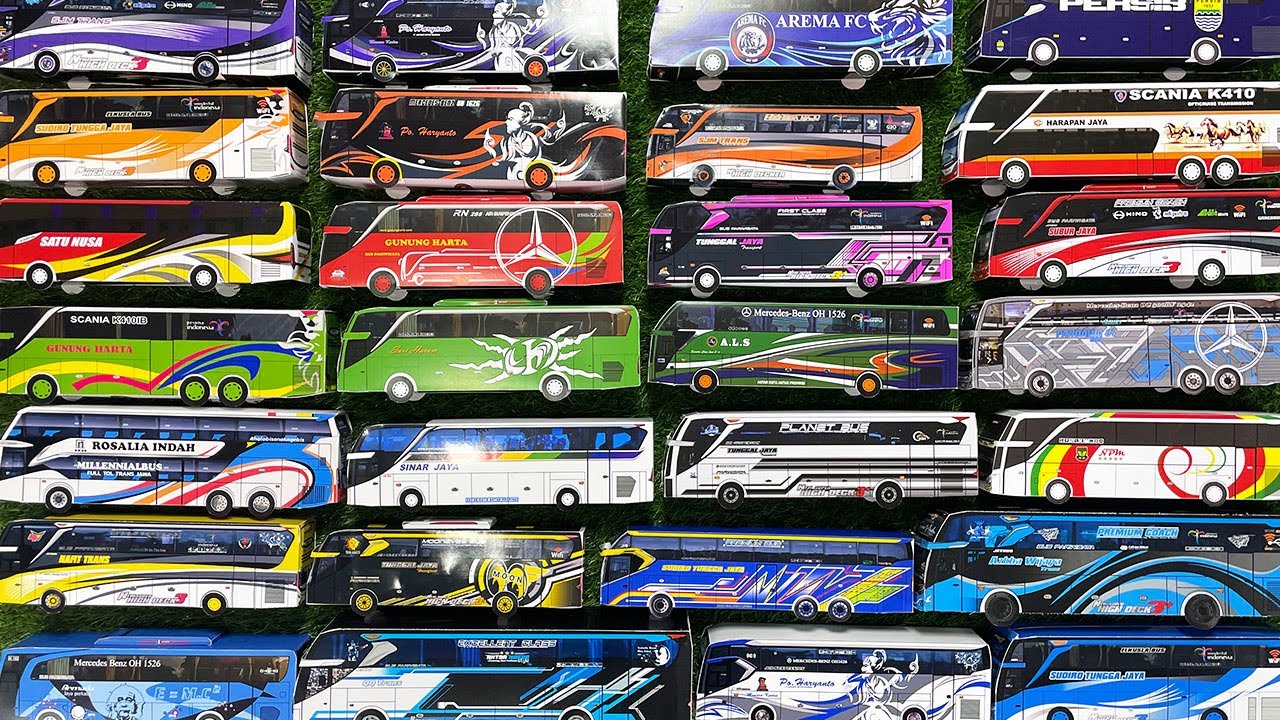 Bus Telolet, Bus Tunggal Jaya Mooneyes, Bus Haryanto Gosti, Bus Harapan ...
