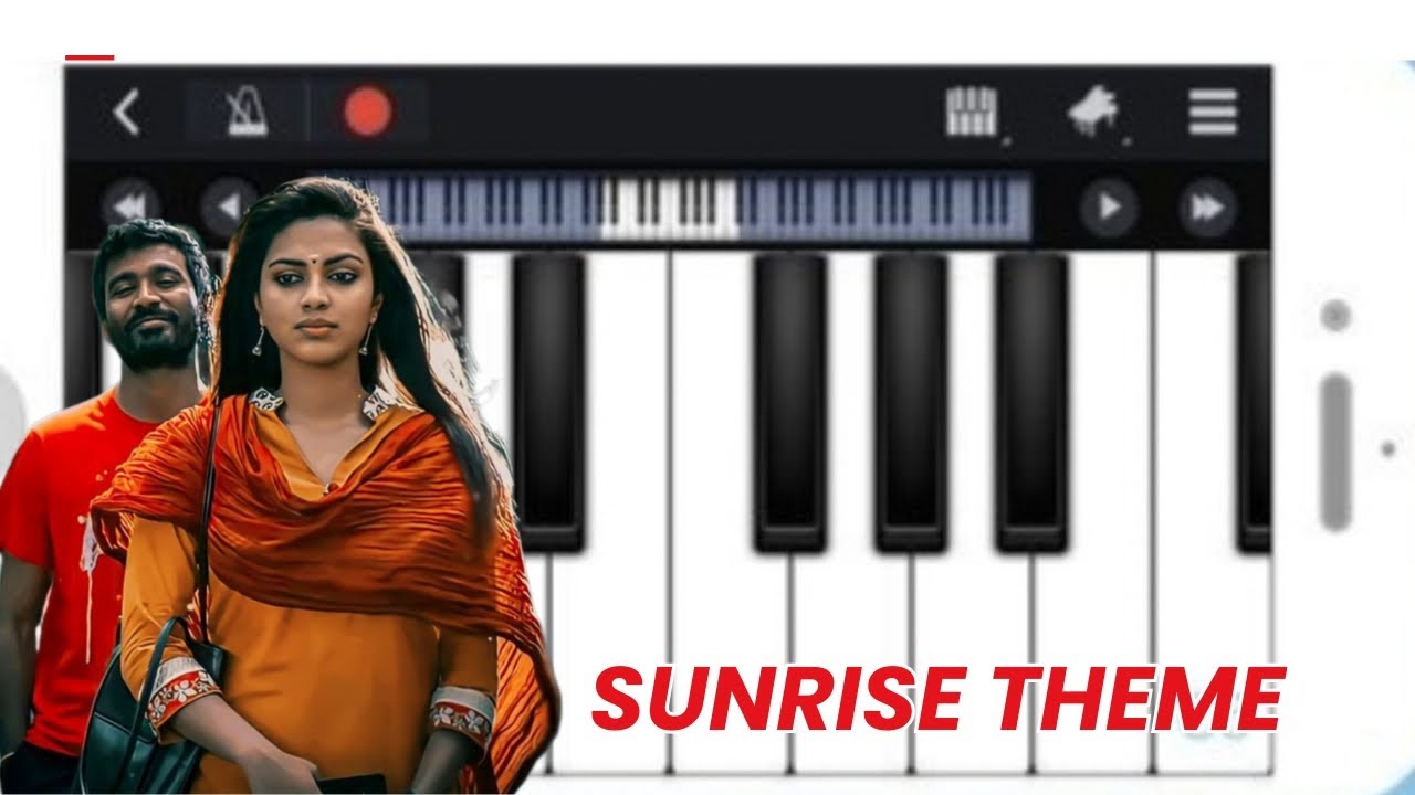 Velai Illa Pattathari - Sunrise Theme Bgm | Easy Piano Tutorial | VIP - The Birthday Gift Bgm ...