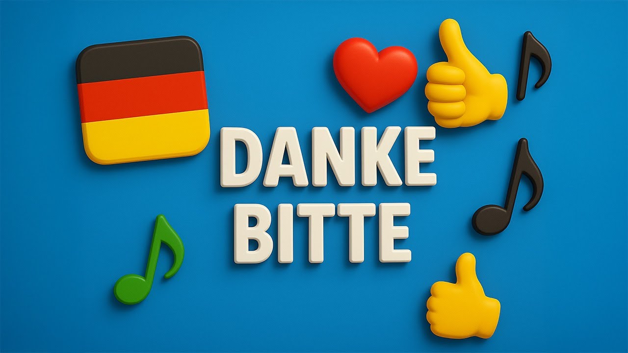 Polite Phrases and Good Manners (German Song) - YouTube