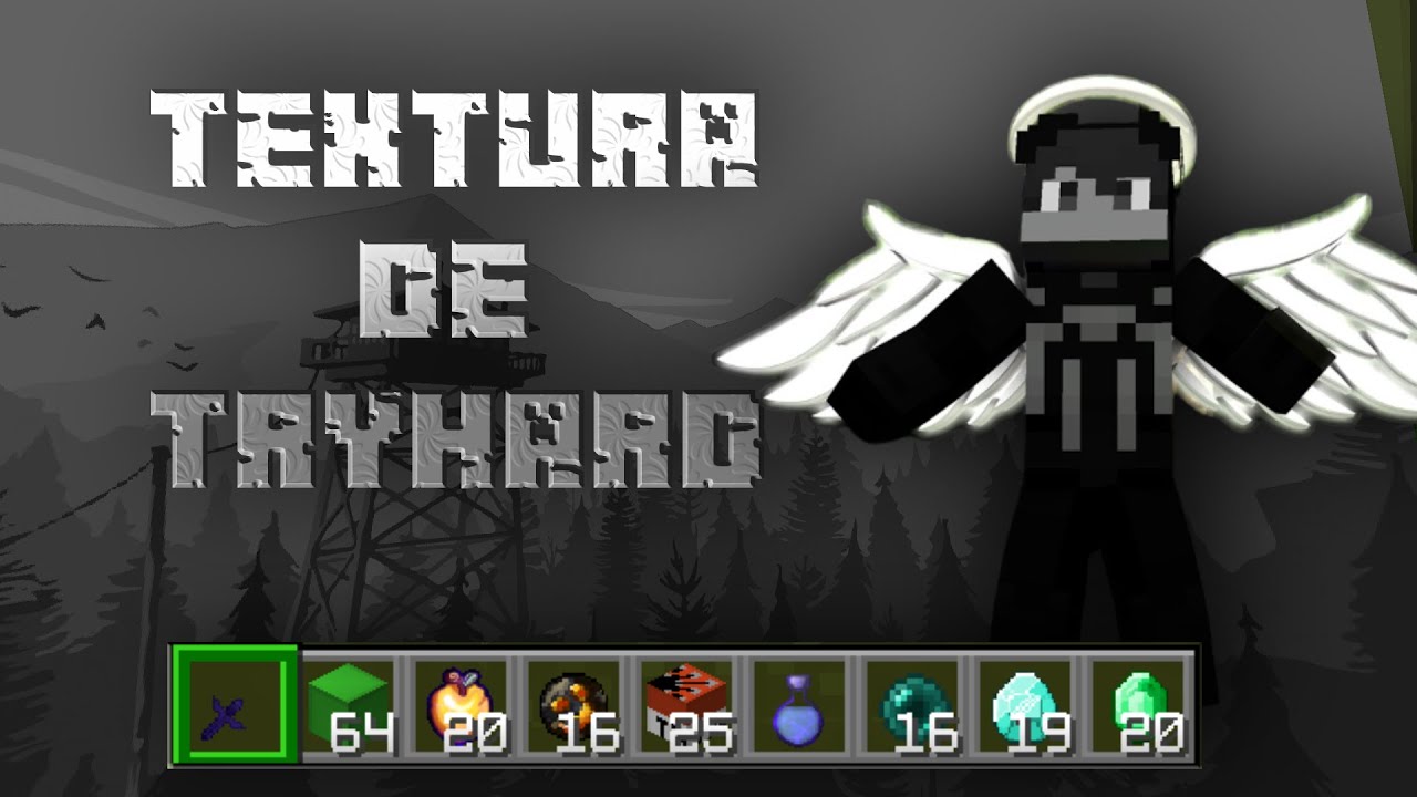 Textura de TRYHARD ( Bolacha Pack ) - Bedwars MushMC - YouTube