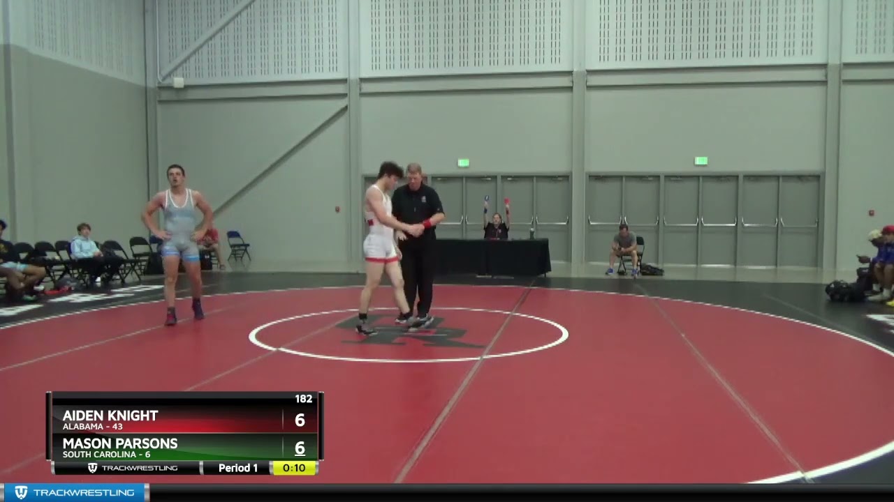182 Lbs Round 1 (8 Team) - Aiden Knight, Alabama Vs Mason Parsons ...