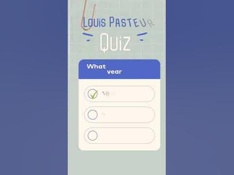 Quiz Louis Pasteur - YouTube