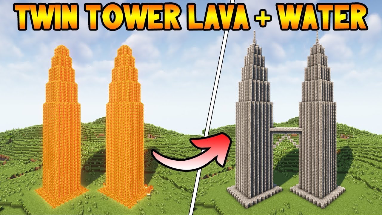 Build Twin Towr Using Lava - YouTube
