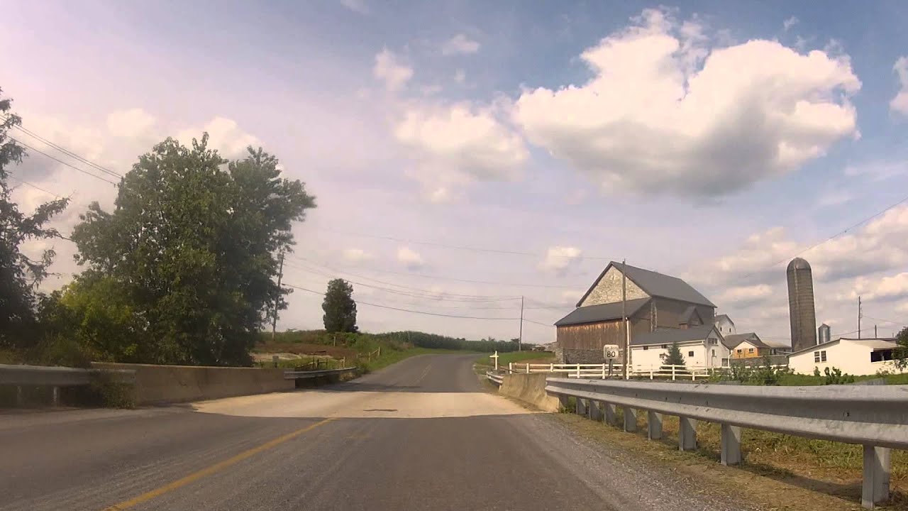 SPIN CLASS: Lancaster County, PA. AMISH COUNTRYSIDE via GoPro Bicycle ...
