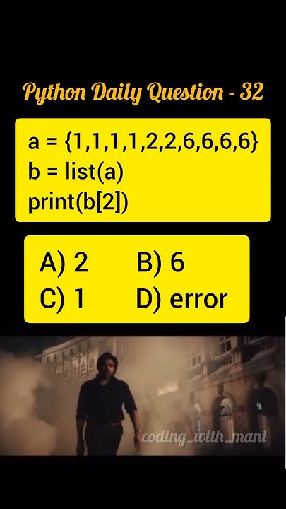 Python Daily Question 32 Python Code Viral Youtubeshorts Shorts