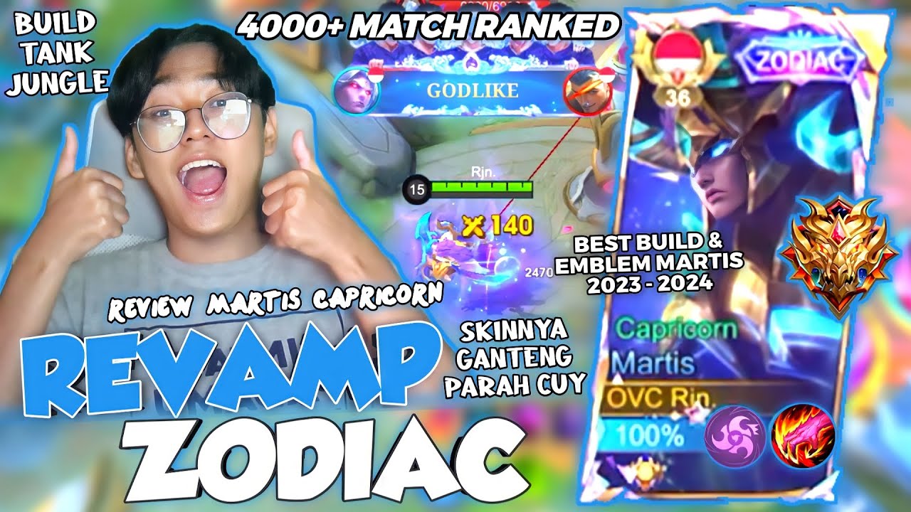 REVIEW REVAMP MARTIS ZODIAC CAPRICORN! MARTIS JUNGLER TANK! | EX TOP ...