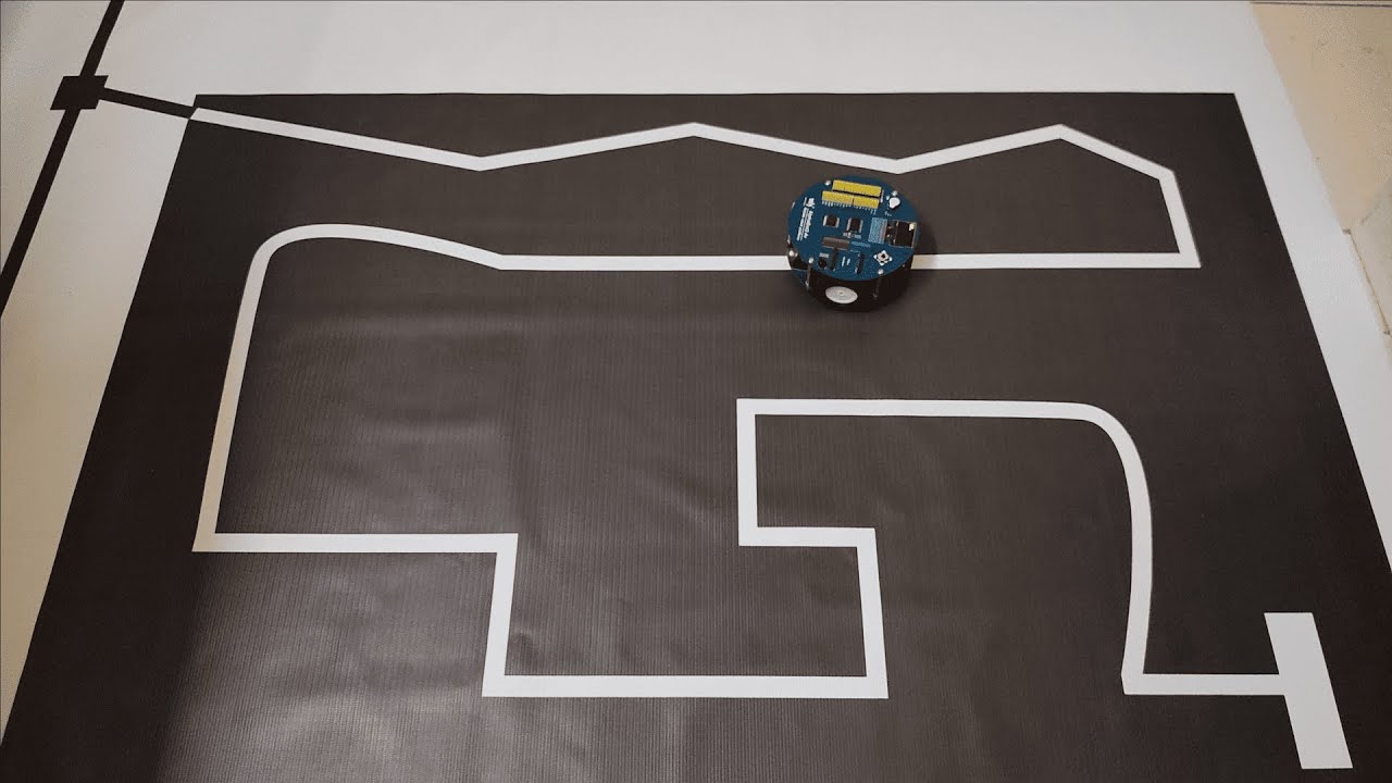 CS684 Embeded System Line follower robot Lab 3 at CSE IIT Bombay - YouTube