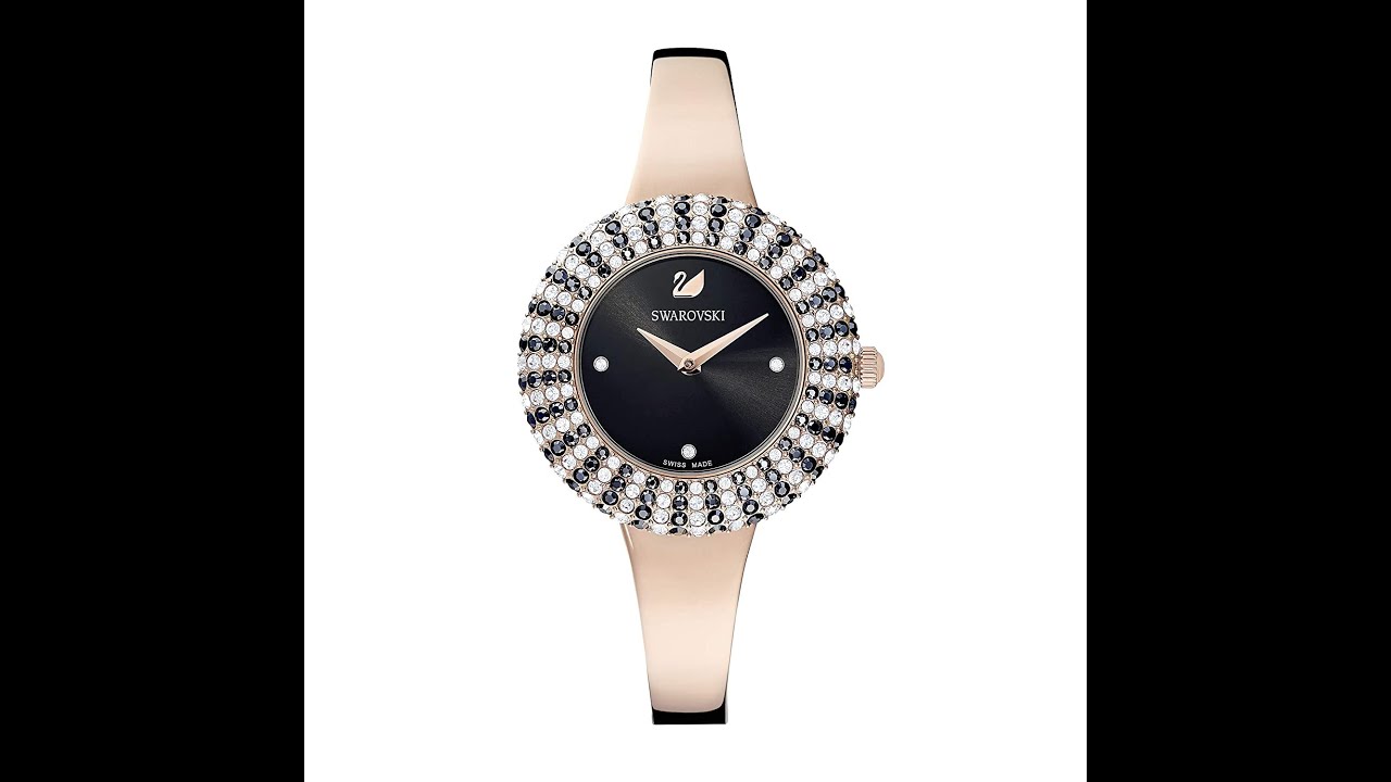 SWAROVSKI Women's Crystal Watch Rose Gold Tone Finish 5484050 # ...