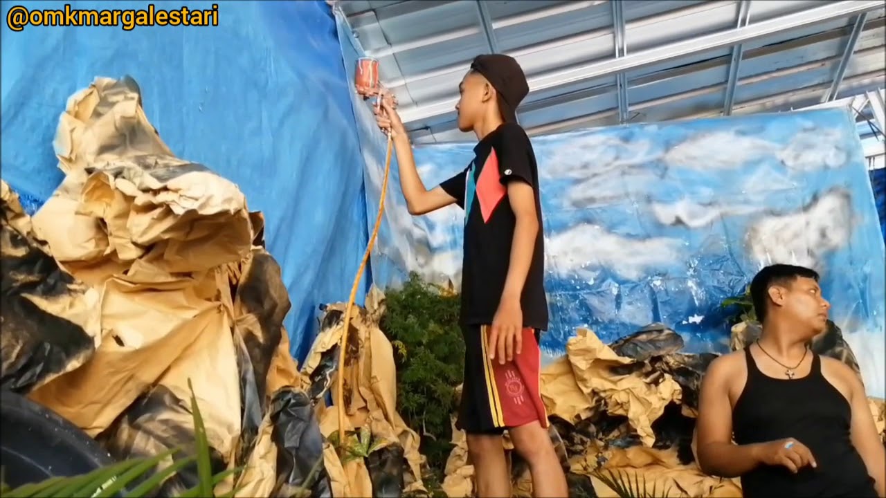 PEMBUATAN GOA NATAL 2019 - YouTube