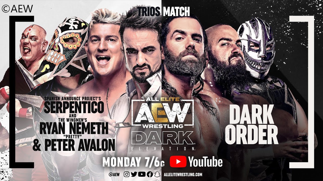 Dark Order vs The Wingmen & Serpentico / Trios Match / AEW Dark: Elevation #99 / WWE 2K22 - YouTube