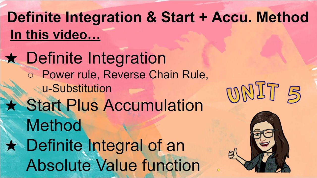 Definite Integration & Start Plus Accumulation Method - YouTube