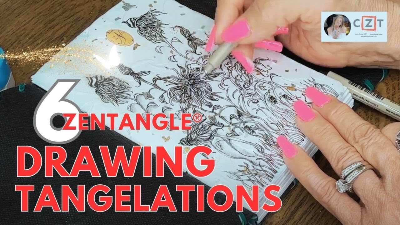 Get Inspired: With 6 Zentangle Tangelations And Journaling Ideas - YouTube