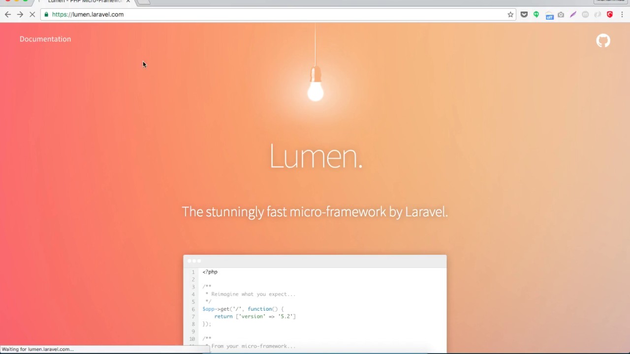 Belajar Lumen - 01 Install Lumen - YouTube