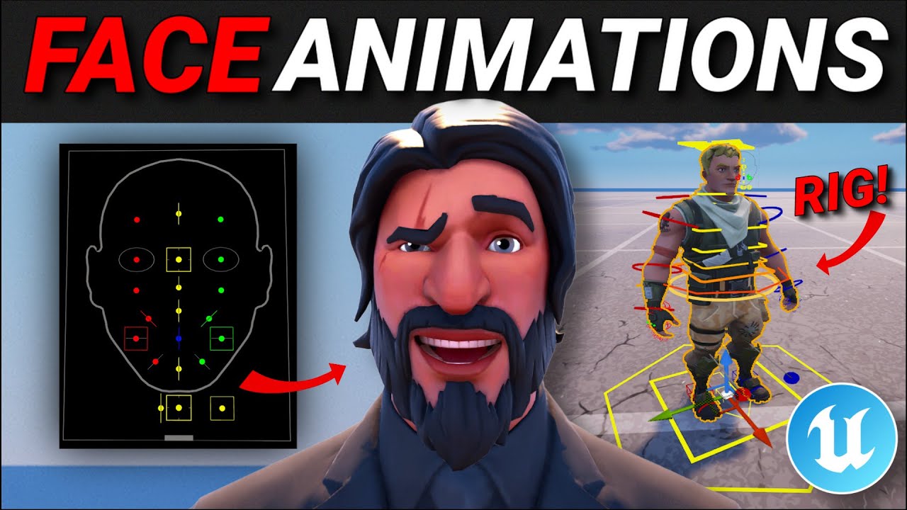 FACE ANIMATIONS for Characters/Players in Fortnite Creative/UEFN! (Part ...