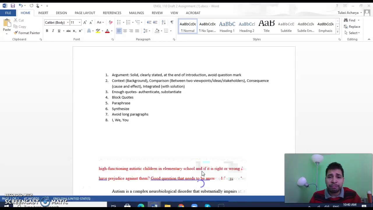 #ENGL1101 How to write a basic academic research paper? - YouTube