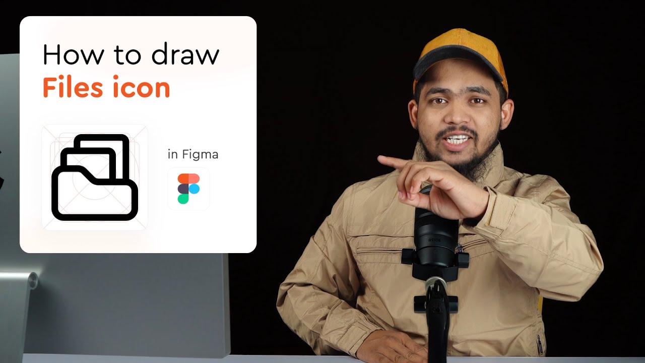 Figma Icon Design: Drawing Files Icon Easily - YouTube