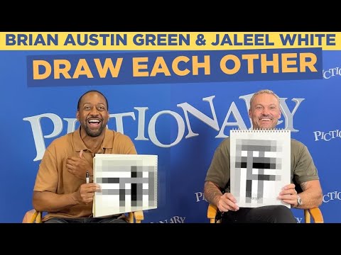 Brian Austin Green (90210) & Jaleel White (Family Matters) DRAW Each Other | Pictionary Game Show