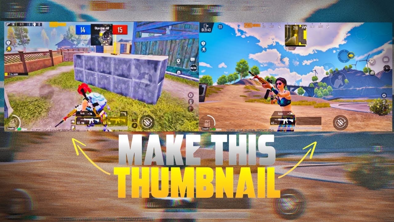How To Make Viral Thumbnails For Pubg Mobile Thumbnails For Gaming ...