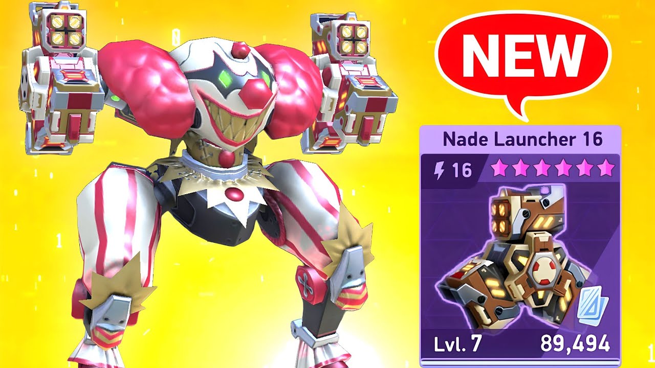 New Weapon Nade Launcher 16 - Panther - Mech Arena - YouTube