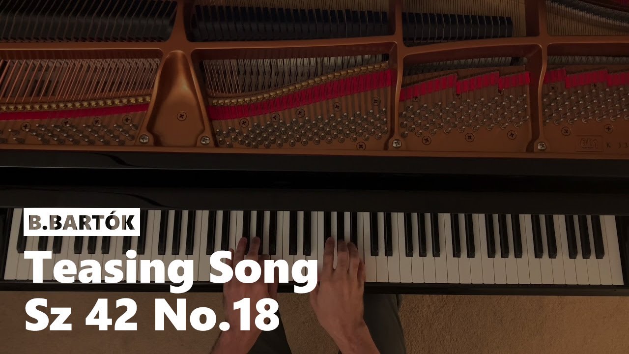 "Teasing Song" Sz 42 No. 18 by B. Bartók - YouTube