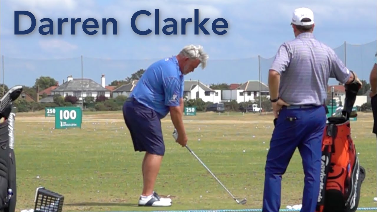 Darren Clarke Golf Swing Slow Motion - YouTube